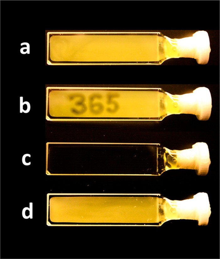 Writing With Light In A Polymer Mixture
