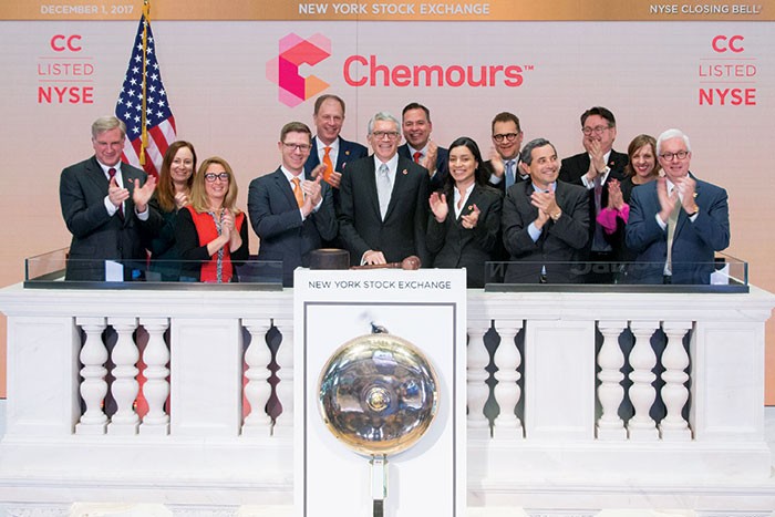 Chemours is C&EN’s company of the year for 2017