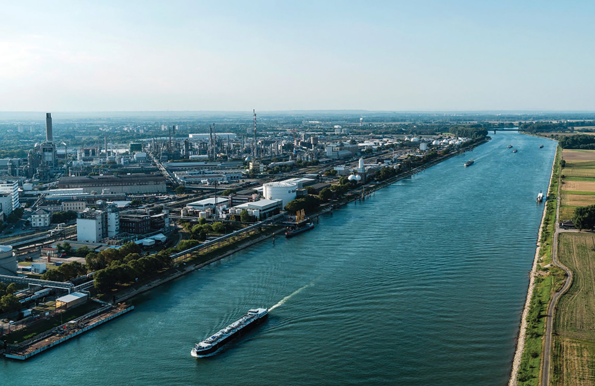 Low-flowing Rhine shuts BASF plant