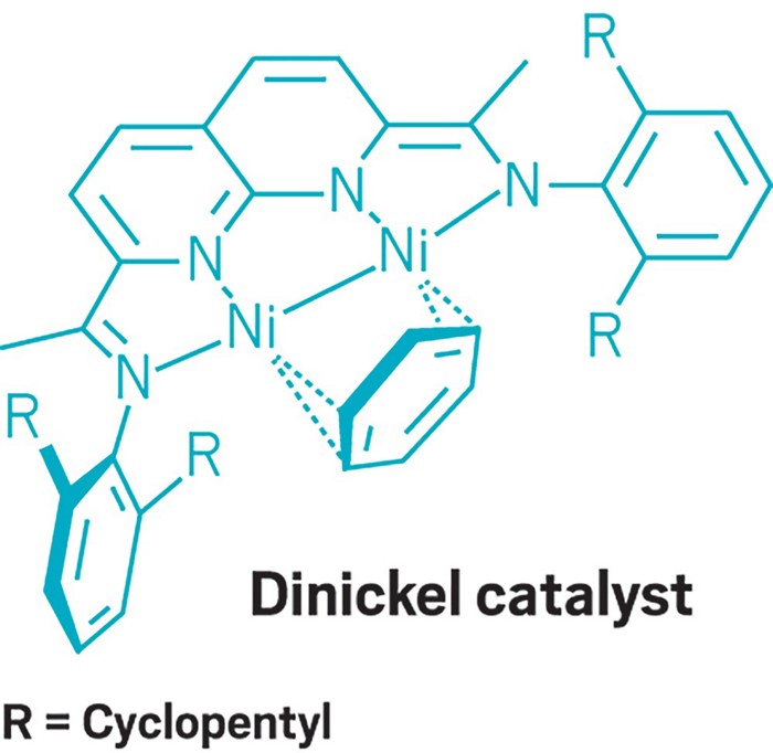 Double metal catalyst constructs 5-carbon rings